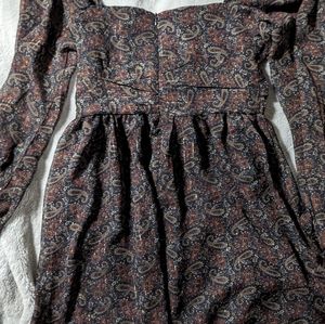 O.P.T. | Dresses | Nwt Opt One Pretty Time Paisley Dress Chiffon Small ...